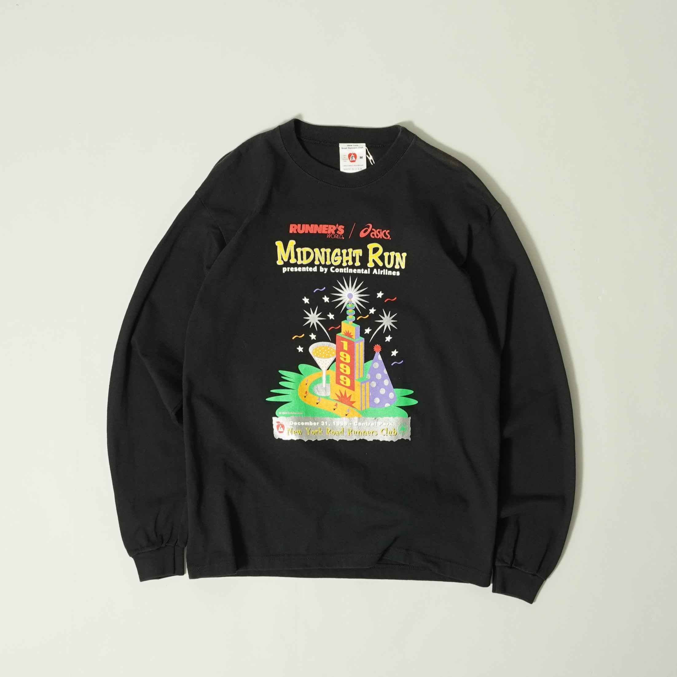 New York Road Runners Club MIDNIGHT RUN 1999 L/S Tee – SLON STORE
